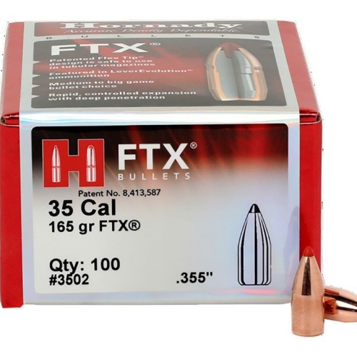 .355/35 Cal Hornady 165gr FTX (350 Legend) (100ct)